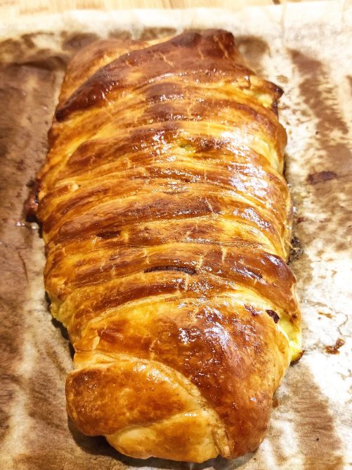 Feuilleté de saumon et fondue de poireaux au mascarpone. – Pivoines et ...